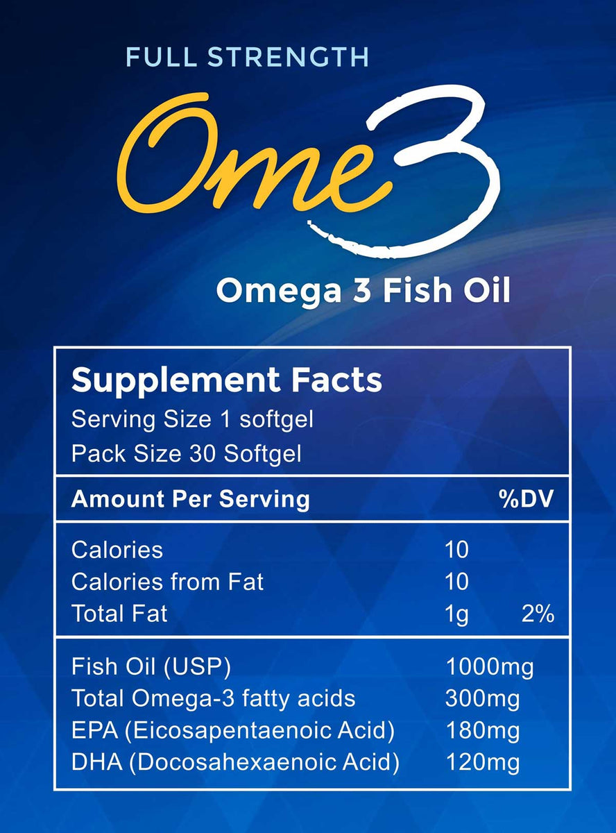 Ome-3 (Omega-3 Fish Oil)